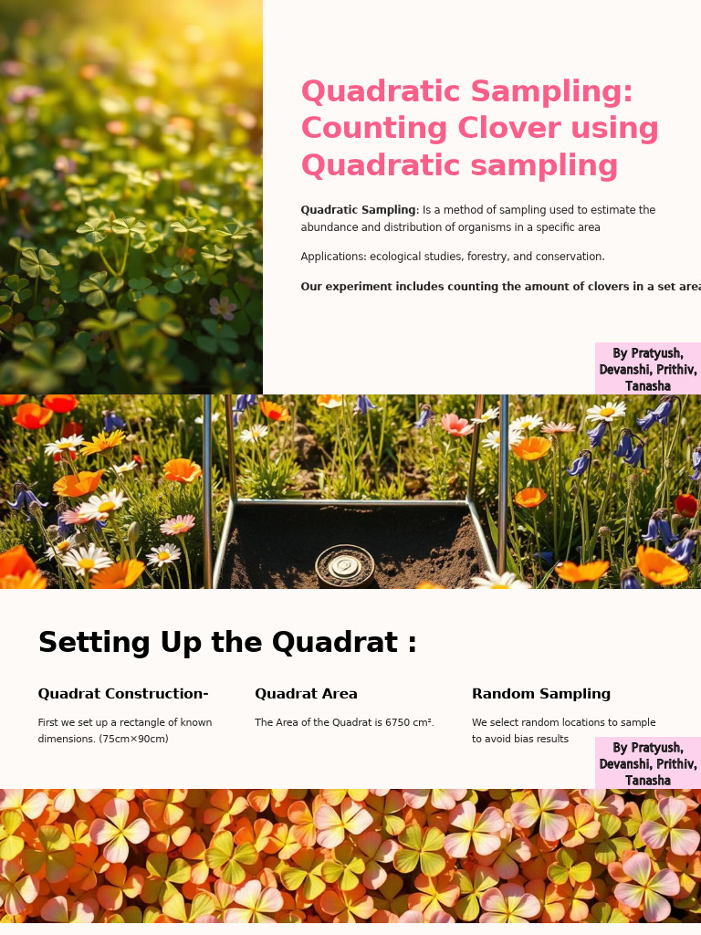 Clover Density Estimation via Quadratic Sampling | PDF