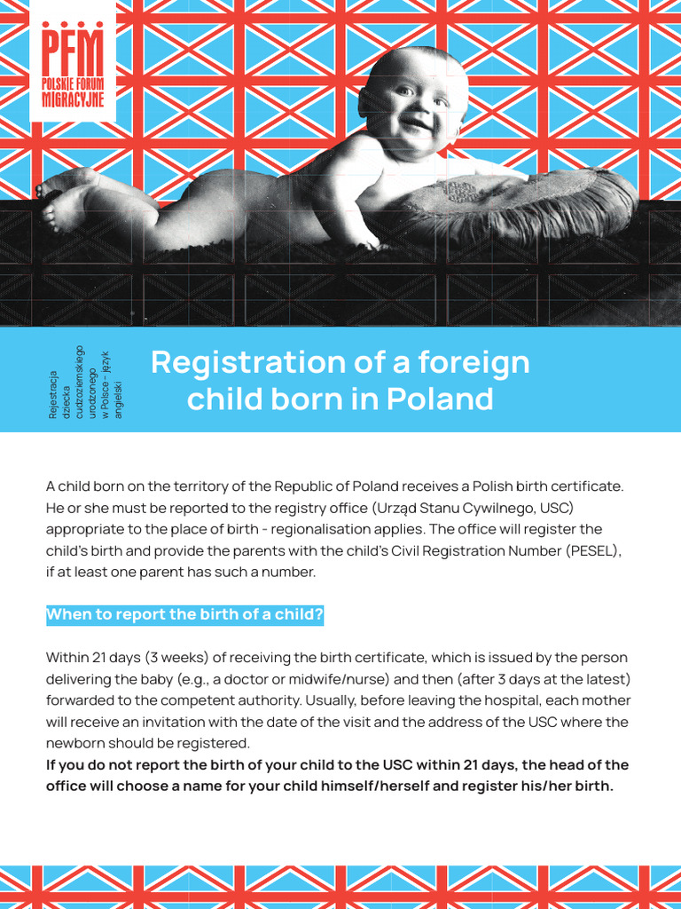 Registering a Child's Birth in Poland | PDF | Birth Certificate ...