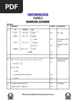 Kcse 2023 Math P1 MS | PDF