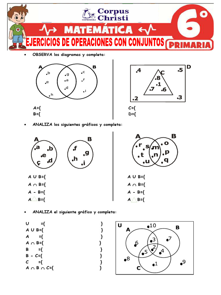 Operaciones Con Conjuntos | PDF
