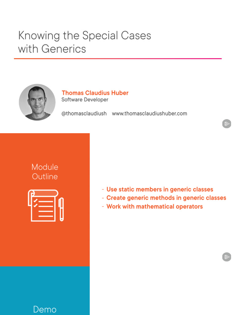 Knowing The Special Cases With Generics Slides | PDF
