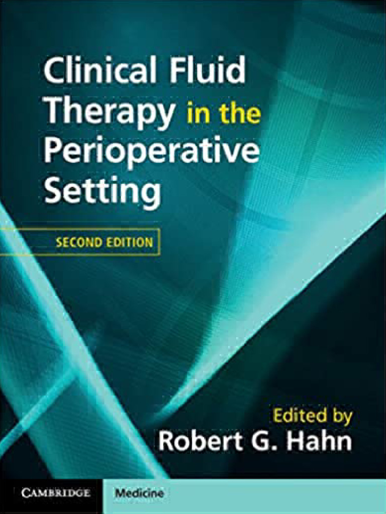 Clinical Fluid Therapy in the Perioperative Setting | PDF | Intravenous ...