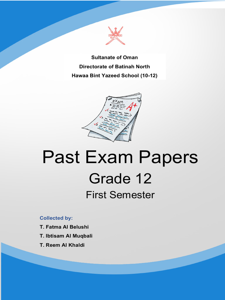 Exam Booklet | PDF | Child Care