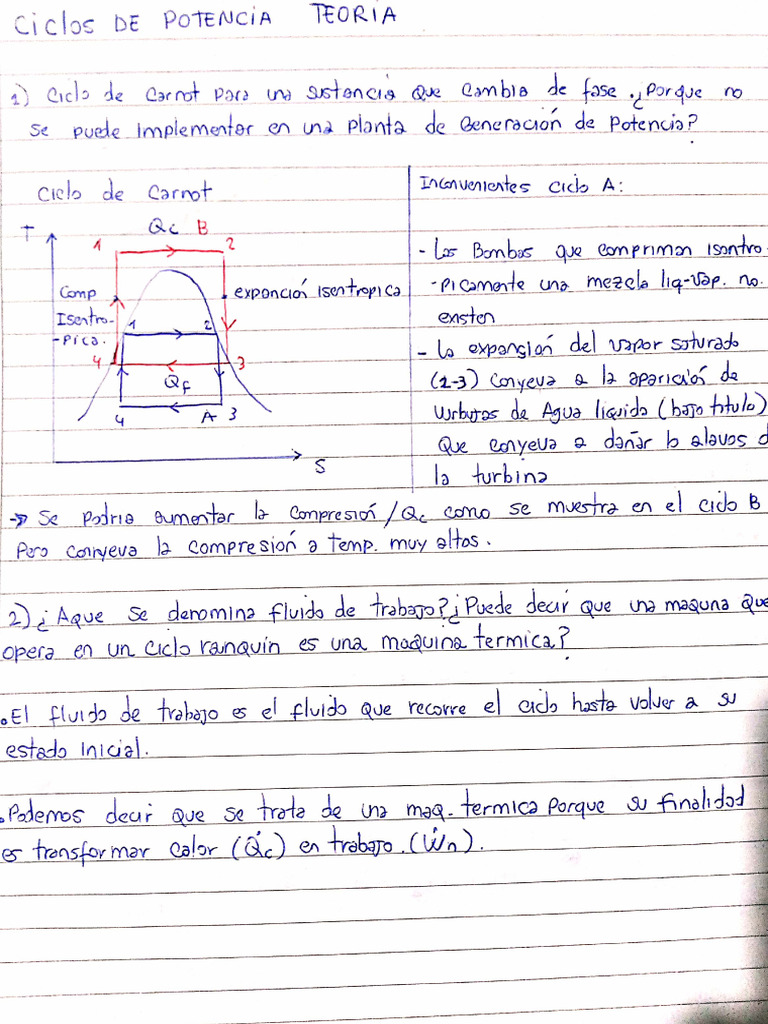 Ciclos de Potencia | PDF