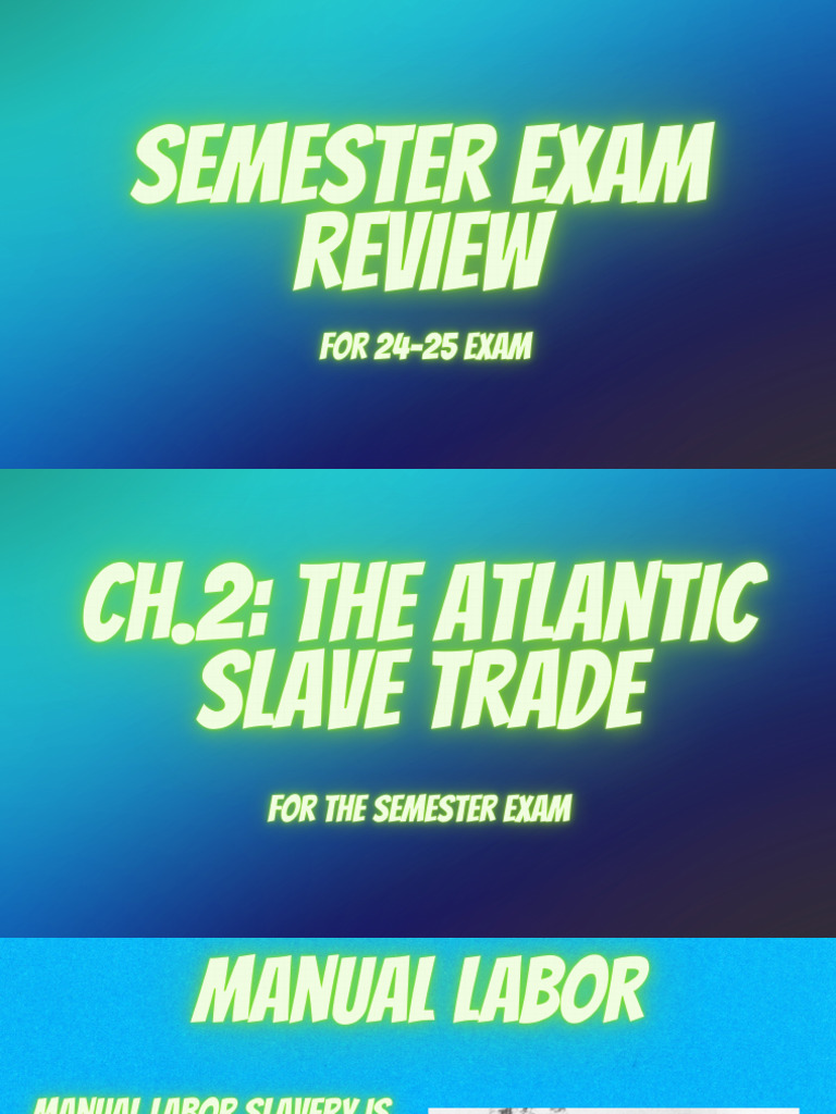 Ch.2 The Atlantic Slave Trade | PDF