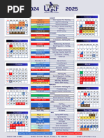 Academic Calendar 2024-2025 | PDF | Academic Term | Holidays