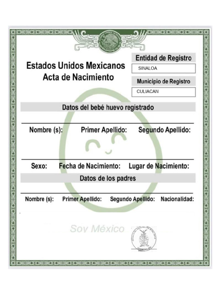 Acta Nac. Huevo | PDF