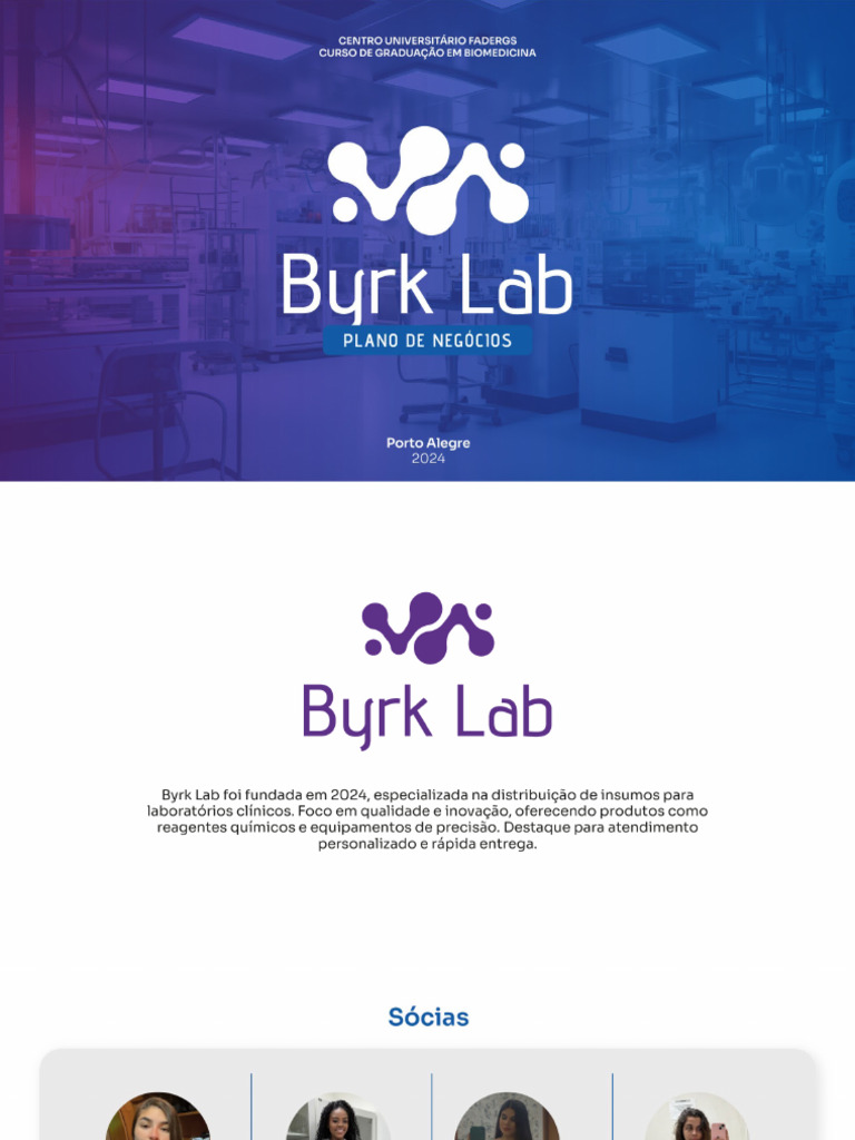 0004 - Byrk Lab Plano de Negocios | PDF