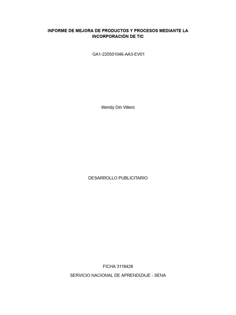 INFORME TIC Wendy | PDF | La seguridad informática | Seguridad