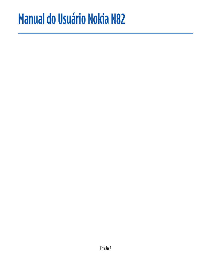 Nokia N82 UserGuide PT | PDF | Rede de computadores | Celulares