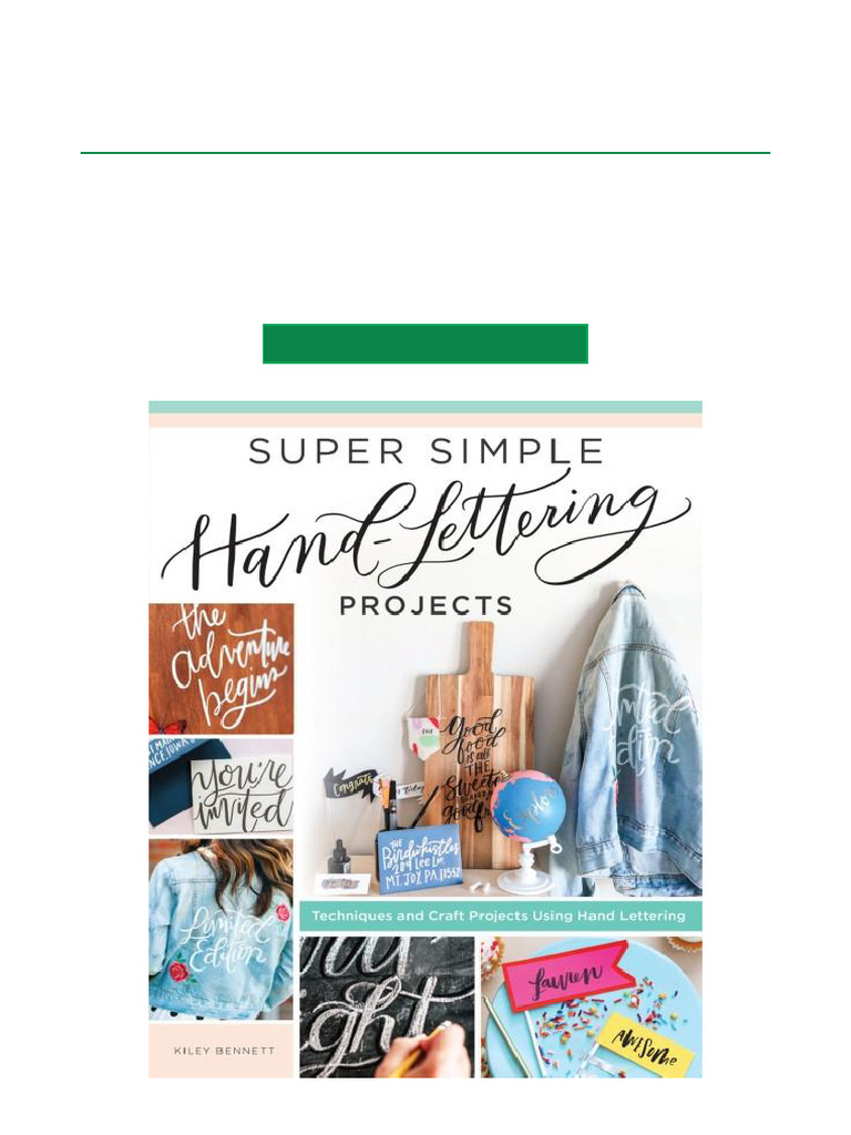 Super Simple Hand Lettering Projects Techniques and Craft Projects ...