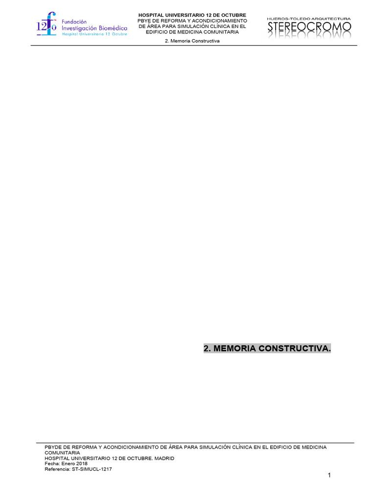 m1 Memoria Constructiva | PDF | Cableado eléctrico | Paneles de yeso