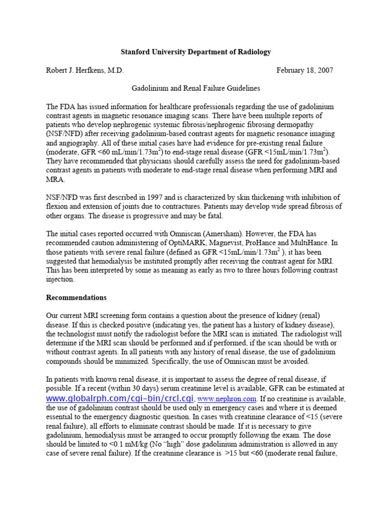 07 0218 GD Guidelines RJH | PDF | Medical Physics | Magnetic Resonance ...