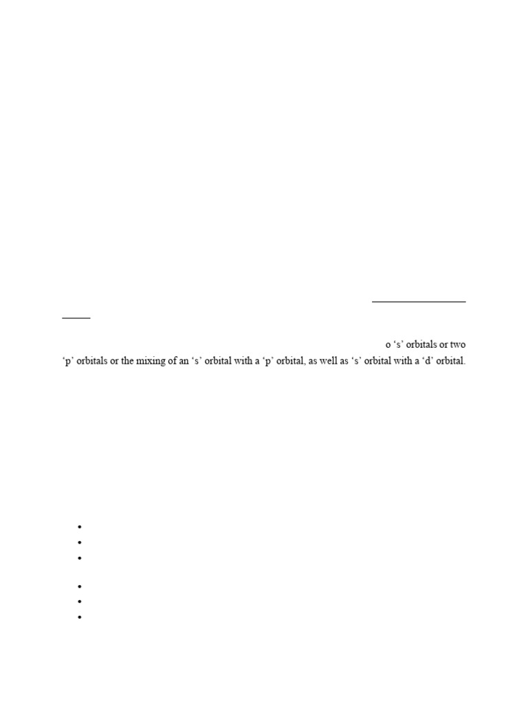 Understanding sp3d Hybridization Shapes | PDF | Molecular Orbital ...