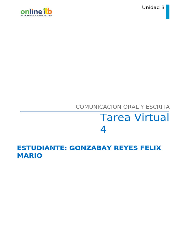 TAREA VIRTUAL 4 COE | PDF
