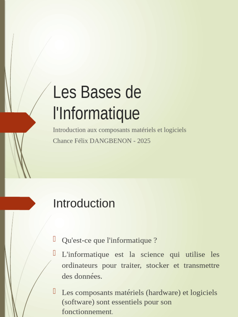 Les_Bases_de_l_Informatique | PDF | Système d'exploitation | Informatique