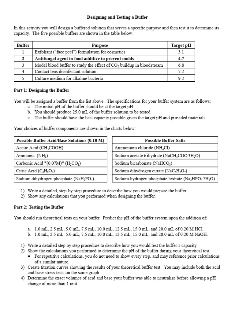 Lab - Designing and Testing A Buffer (Theoretical) | PDF | Buffer ...