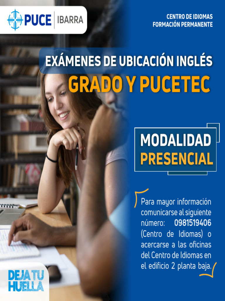 Folleto Ubicación GRADO PUCETEC | PDF