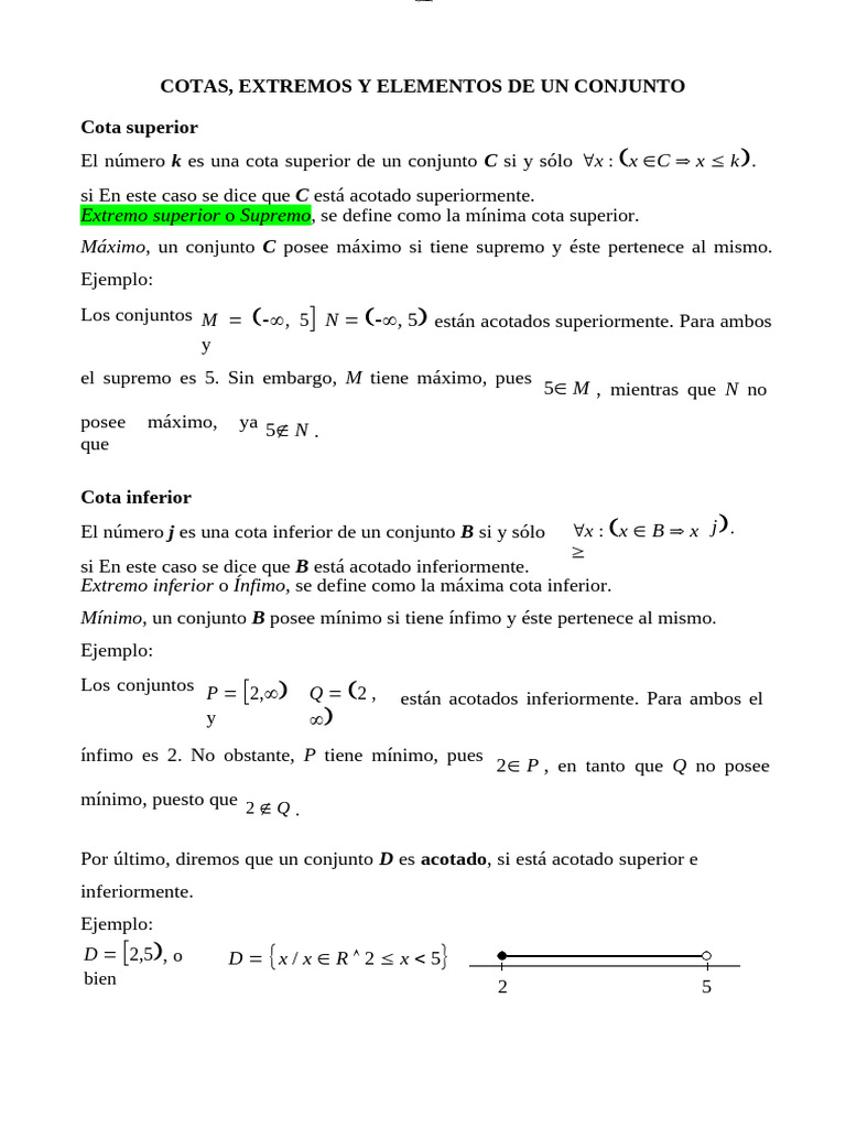 1-cotas-valor-absoluto-intervalos-entornos | PDF | Intervalo (Matemáticas) | Objetos matemáticos