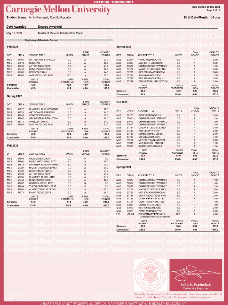 Transcripts | PDF