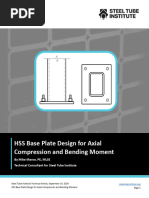 Base Plate Design: AISC vs. CBFEM | PDF | Strength Of Materials | Bending