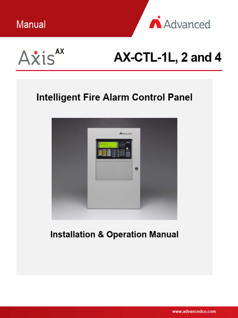 Advanced Axis AX-CTL-1L/2/4 Installation and Operation Manual | PDF ...