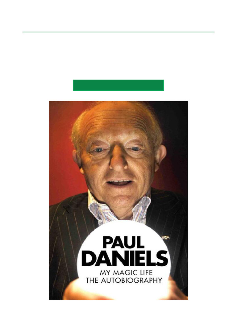 Paul Daniels My Magic Life The Autobiography New Edition PDF | PDF