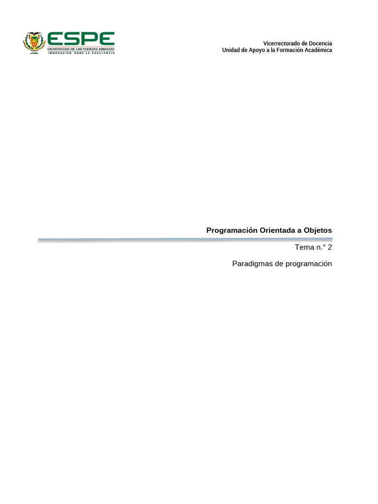 Tema2 Paradigmas de Programacion | PDF | Lenguaje de programación | Programación de computadoras