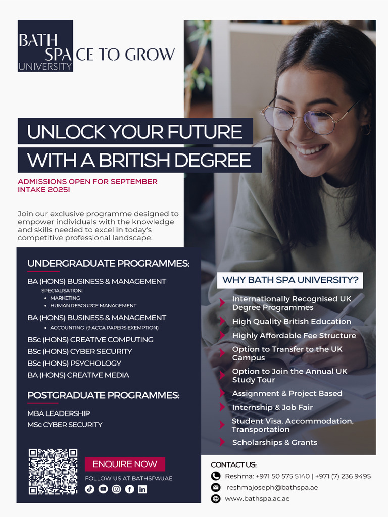 Bath Spa Programmes | PDF