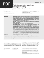 Outerbridge Classification of Cartilage Lesions | PDF | Knee | Cartilage