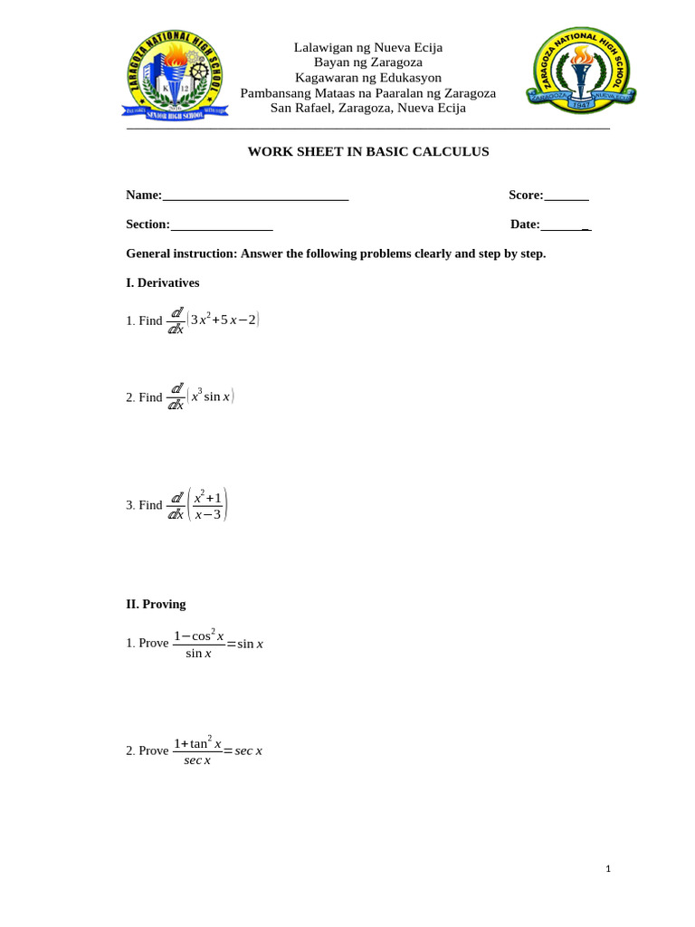 Worksheet 2 Bascal | PDF