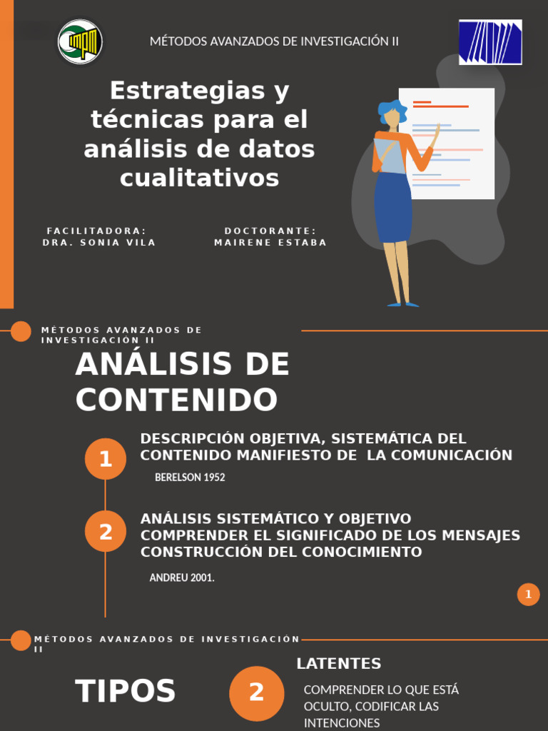 Tecnicas de Analisis de Datos Cualitativos | PDF