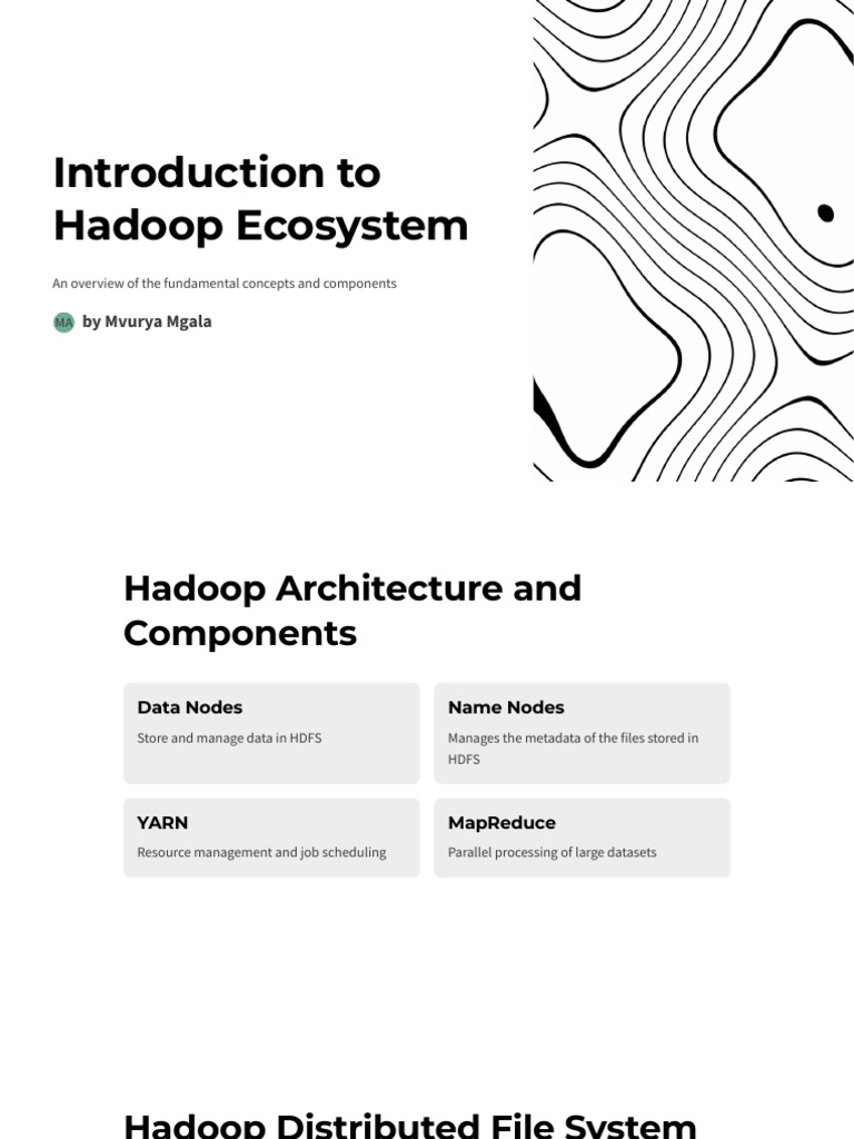 Overview of Hadoop Ecosystem Components | PDF | Apache Hadoop | Map Reduce