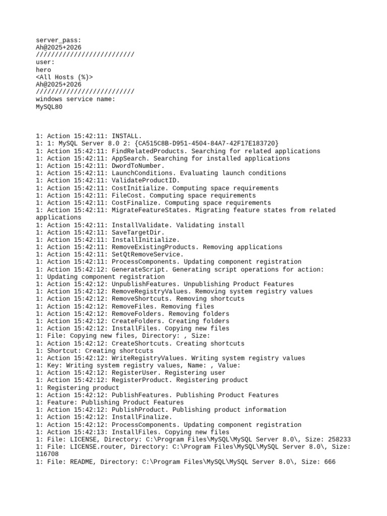 Mysql | PDF | Windows Registry | Computing Platforms