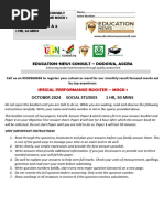 2019 FY9 FESocial Science QP | PDF | Fiji | Society