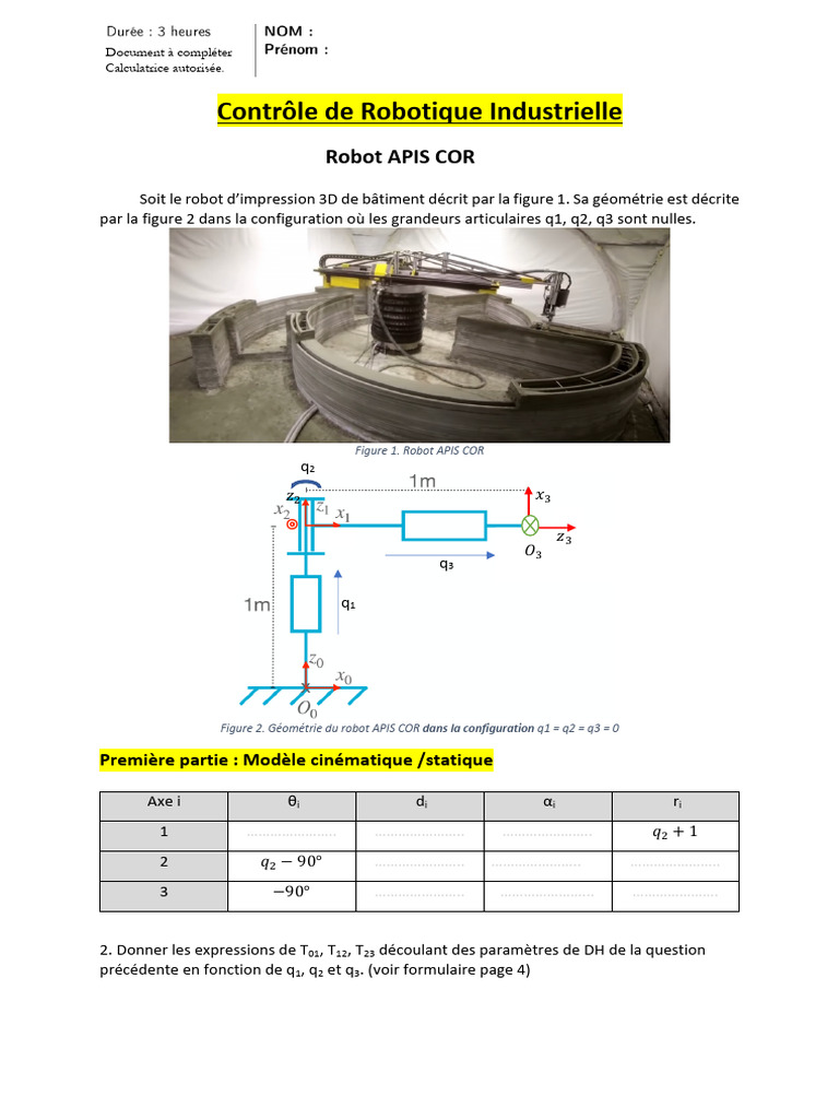 Controle Robotique | PDF