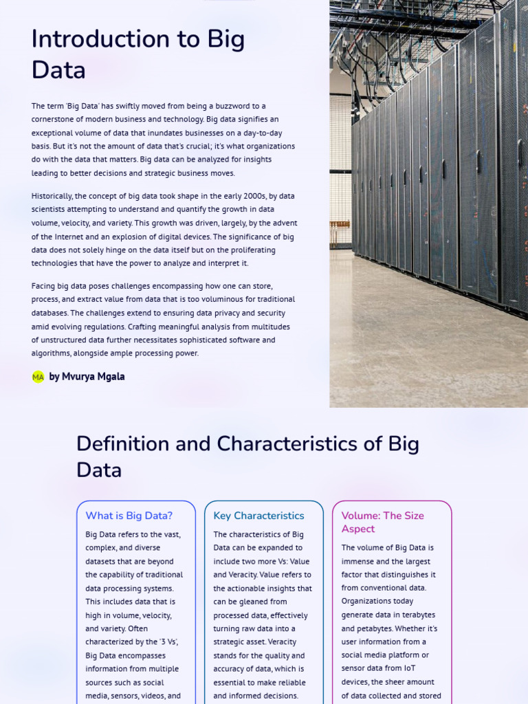 Introduction To Big Data Analytics | PDF | Big Data | Analytics