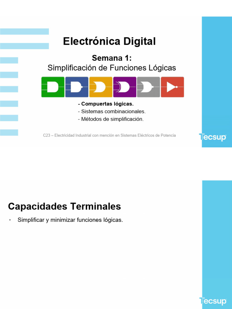 Simplificación de Funciones Lógicas | PDF | Puerta lógica | Informática ...