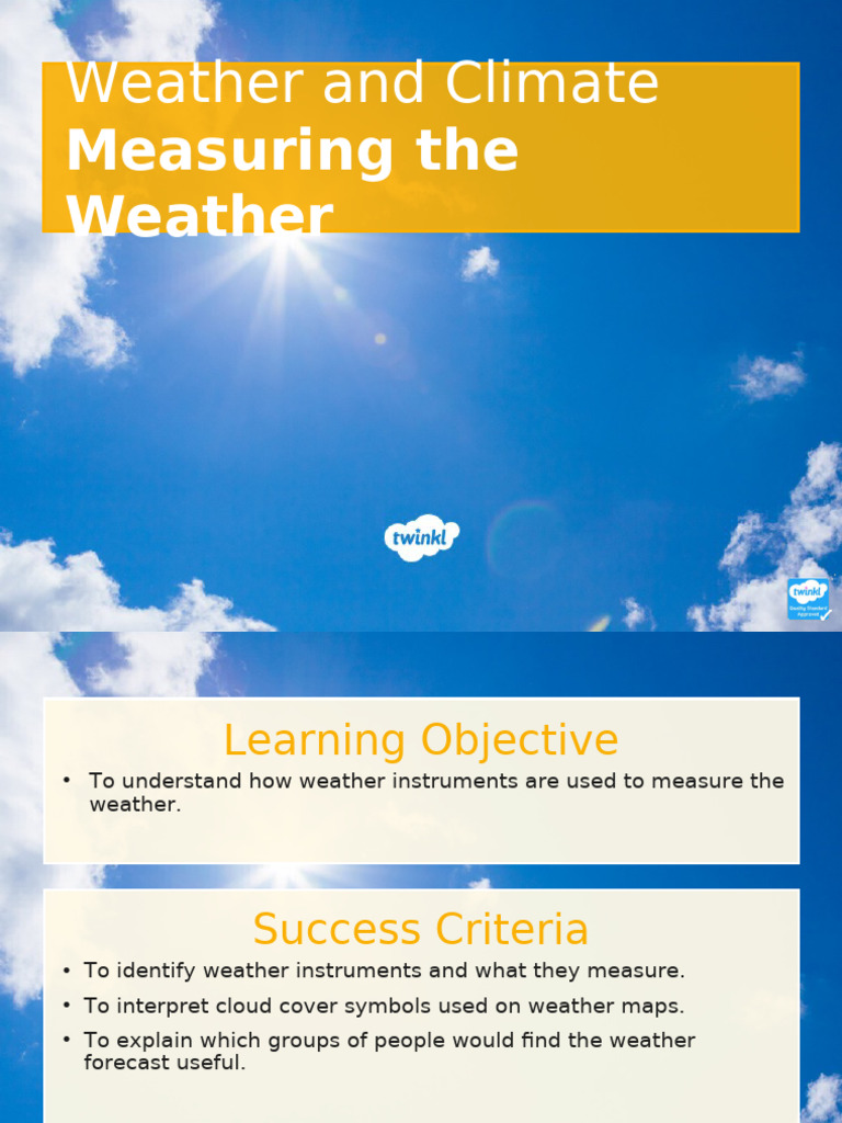 Understanding Weather Instruments | PDF | Weather | Wind Speed