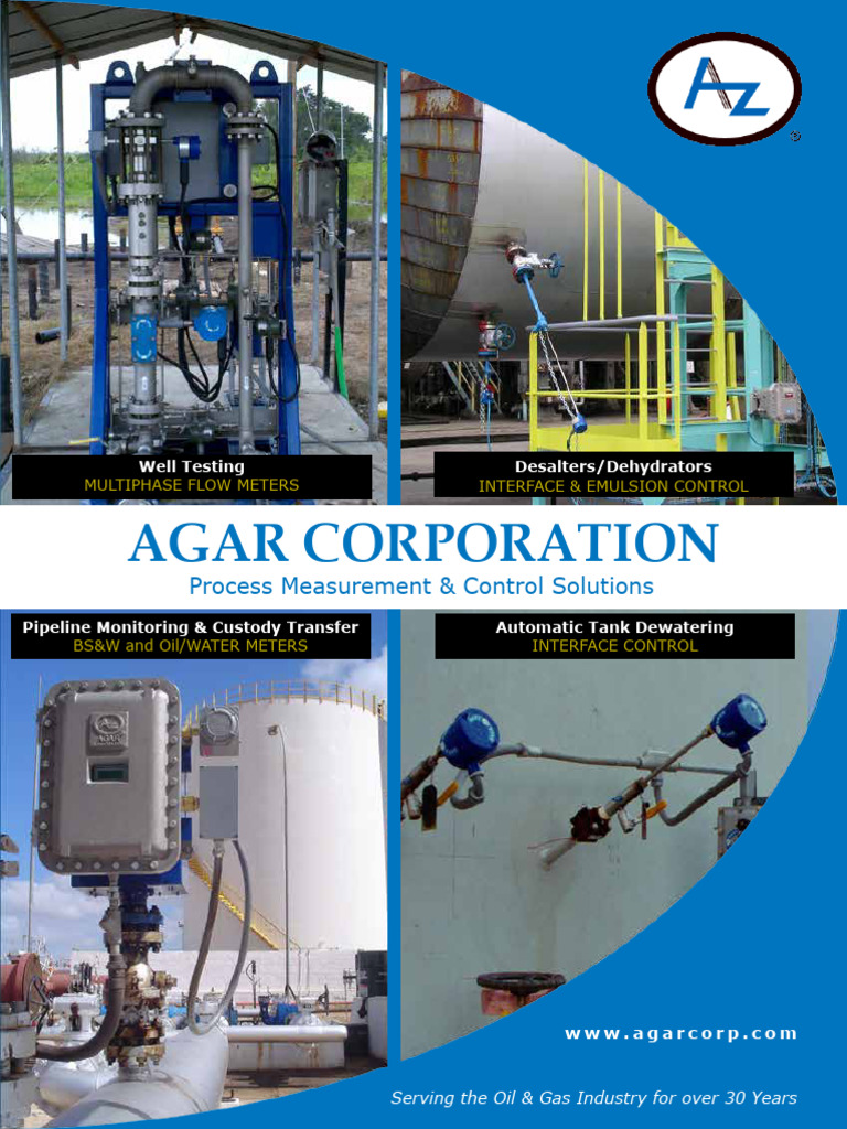 Agar Corporation Product Brochure | PDF | Liquids | Transparent Materials