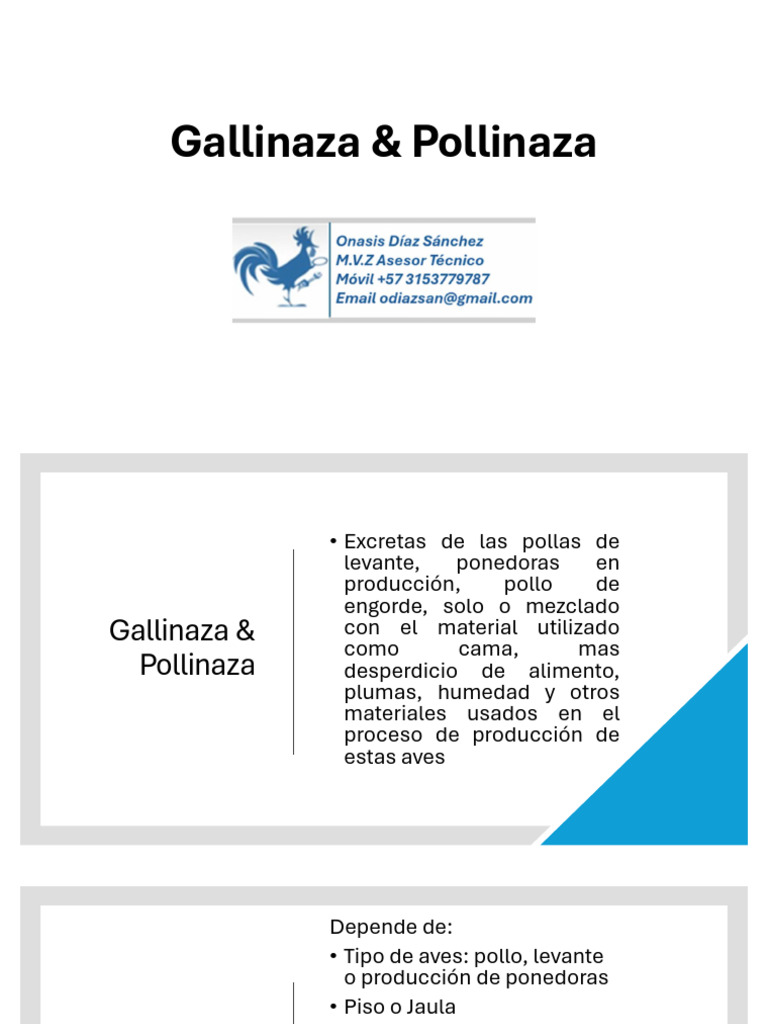 Optimización de Gallinaza y Pollinaza | PDF | Alimentos | Agricultura