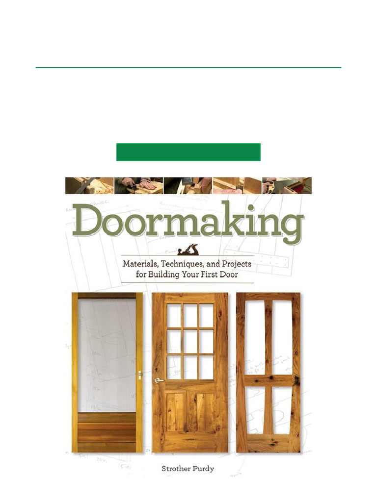 Doormaking: Materials and Techniques | PDF | Wood | Door
