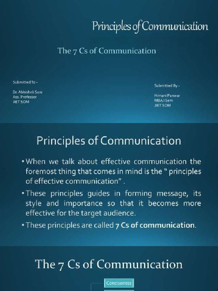 Principles of Communication | PDF