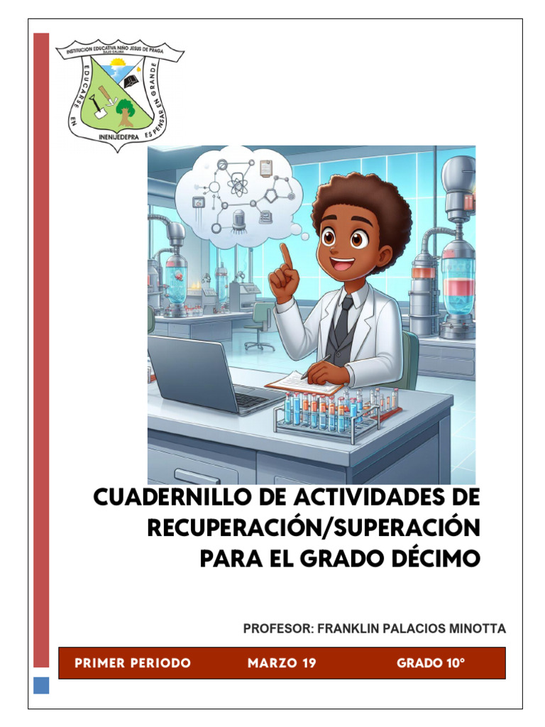 G10-Cuadernillo de Actividades de Recuperacion para El Grado Decimo | PDF | Química | Importar
