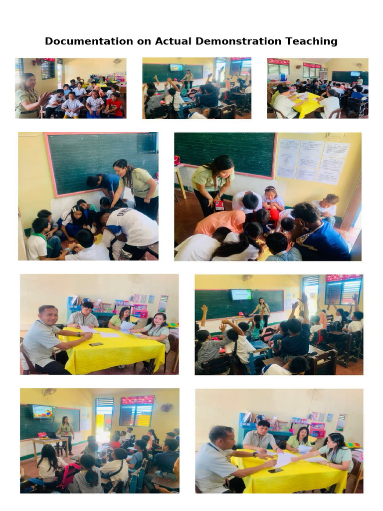 Documentation On Actual Demonstration Teaching | PDF