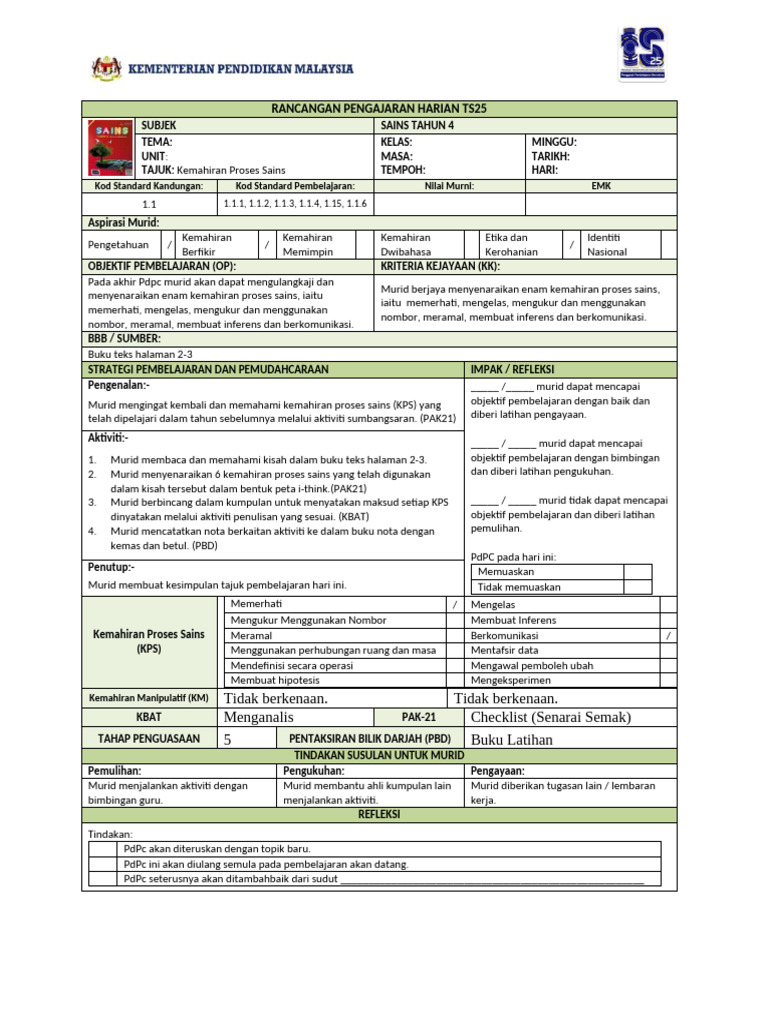 SNS T4 TS25 (Unit 1) | PDF