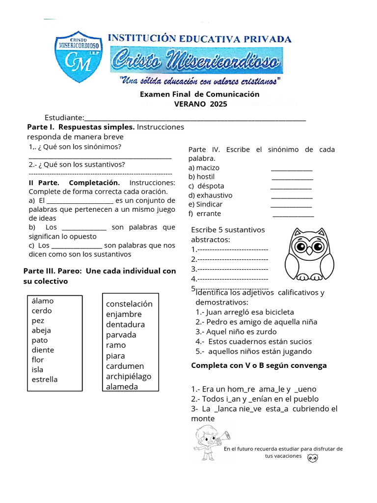 1,. ¿ Qué son los sinónimos ...