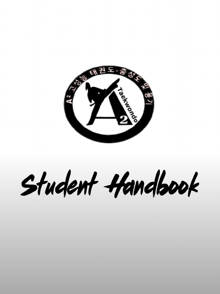 A2 TKD Short Hand Book | PDF | Taekwondo | Korean Martial Arts
