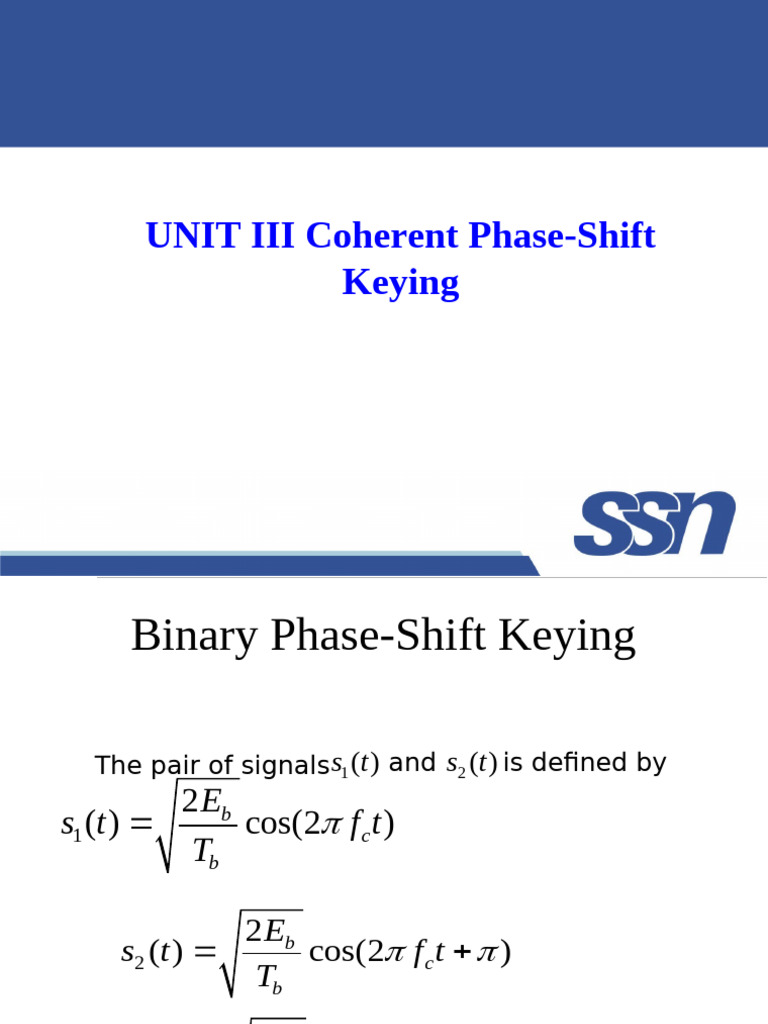 Coherent Modulation Techniques Overview | PDF | Telecommunications ...