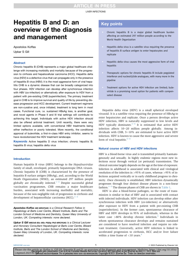 Hepatitis_B_and_D_an_overview_of_the_diagnosis_and_management | PDF | Hepatitis B | Hepatitis